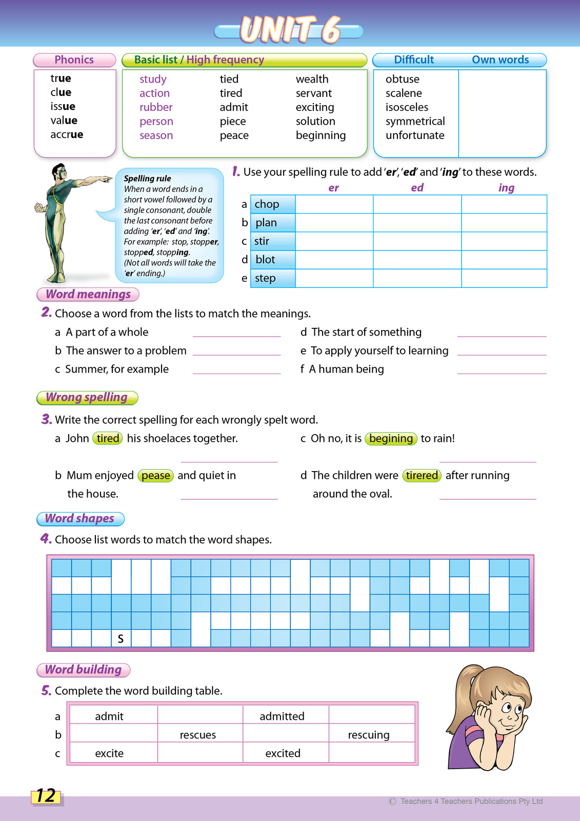 Spelling Conventions Second Edition Year 5 Teachers 4 Teachers Spelling Conventions Second Edition Year 5 Teachers 4 Teachers