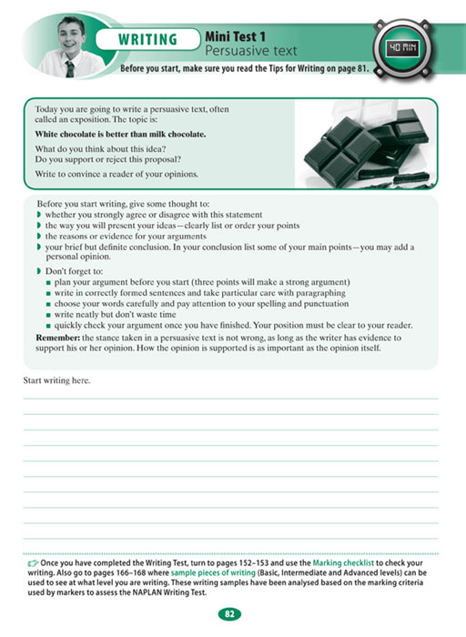 Excel NAPLAN Style Literacy Test Year 9 Pascal Press Educational 