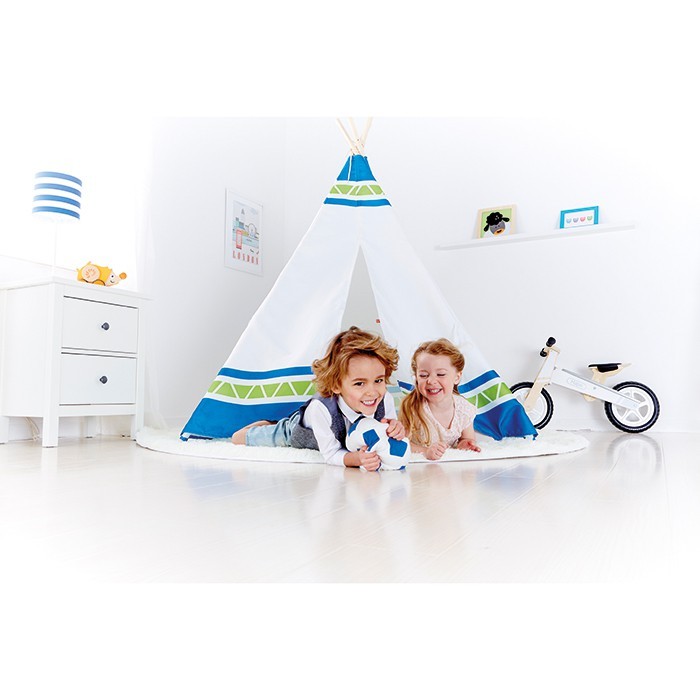 Teepee Tent - Blue - Hape (462565) Educational Resources and Supplies ...