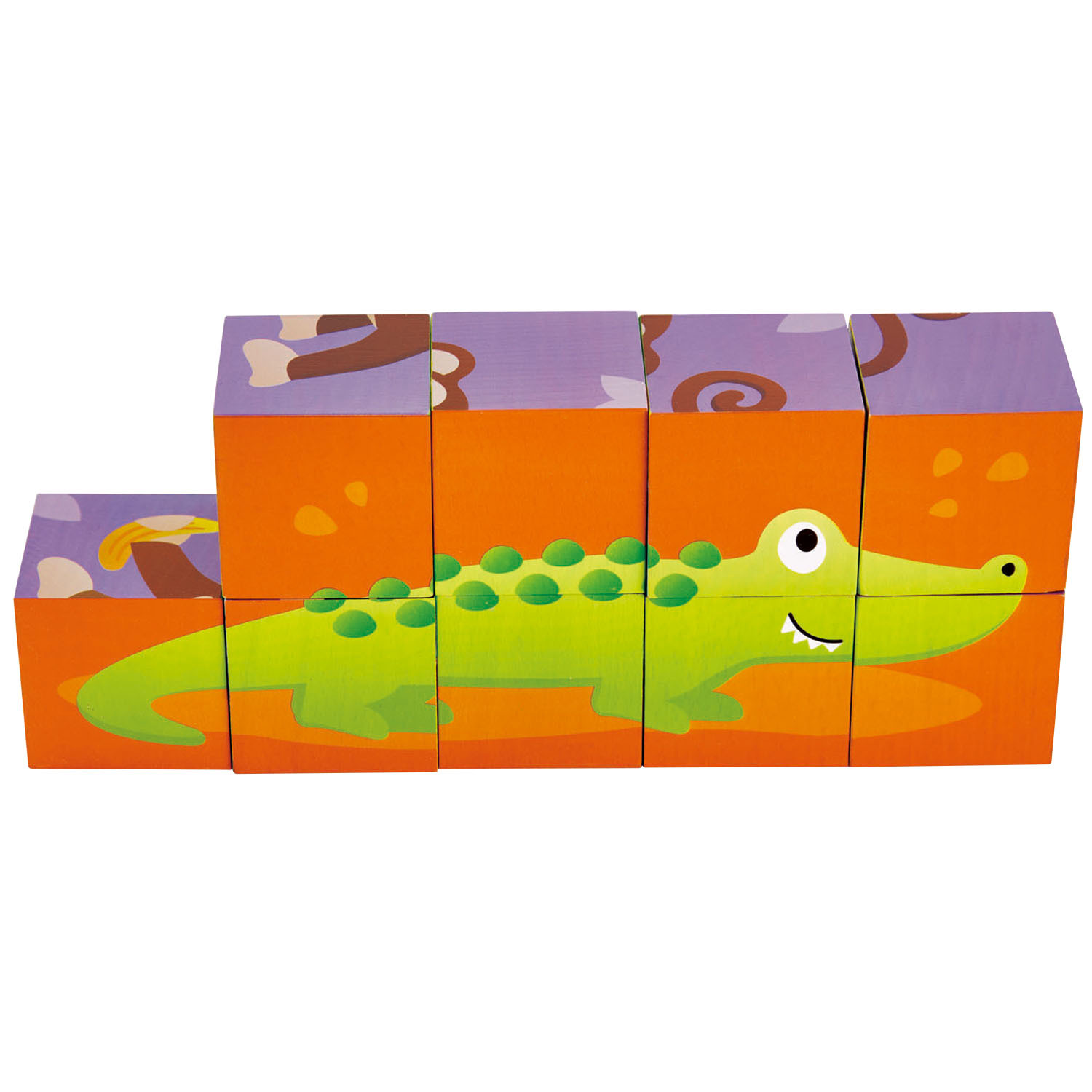 Jungle Animal Block Puzzle - Hape (504111) Educational Resources and ...