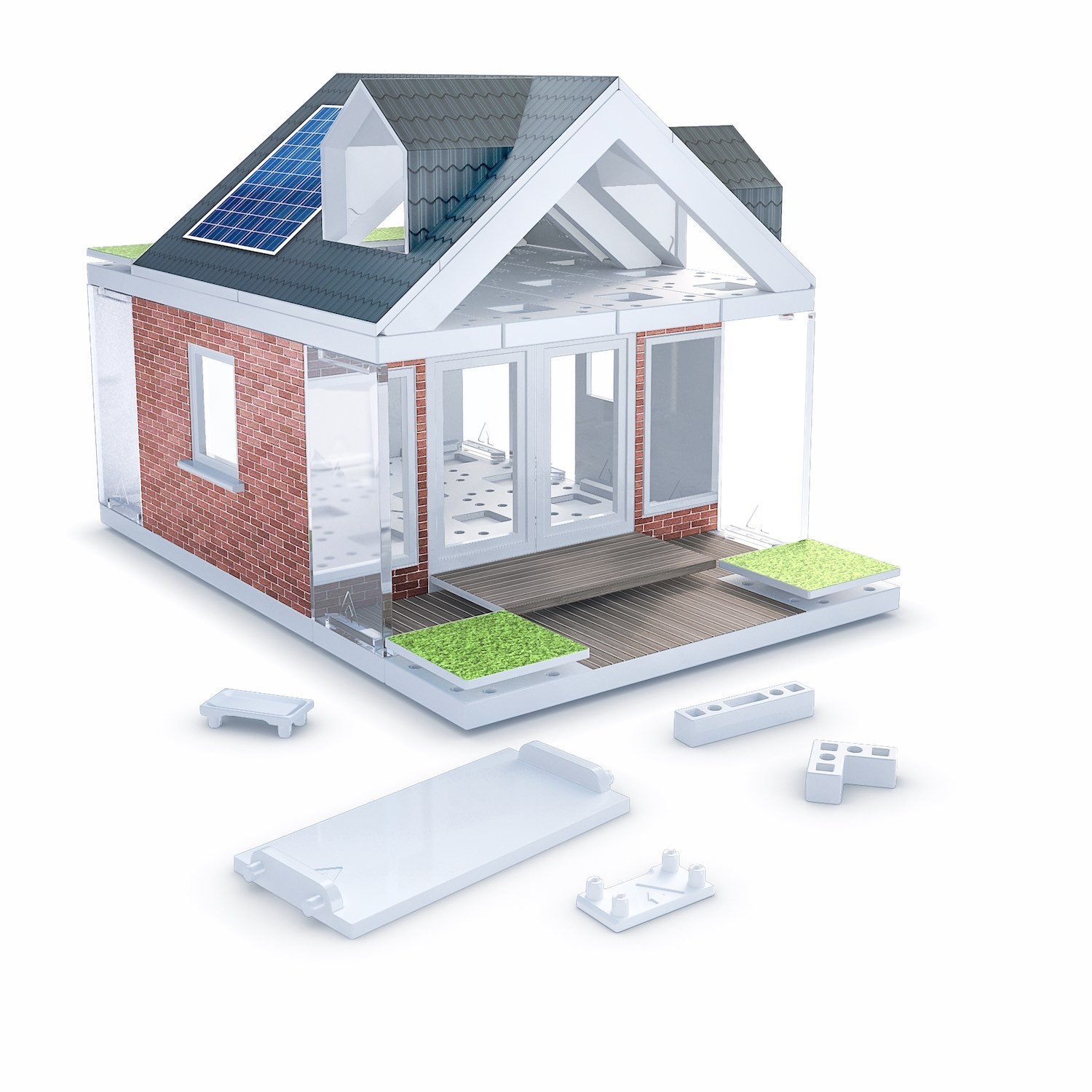 The Arckit - Mini Dormer Architectural Model System (AK-A10031 ...