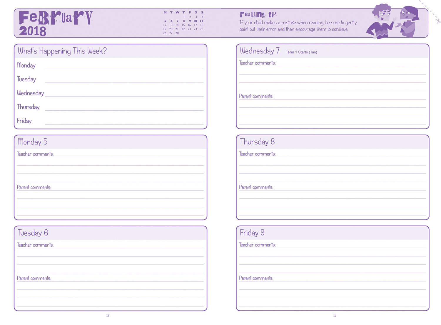 Communication Diary 2018 - Createl Publishing Educational Resources and ...