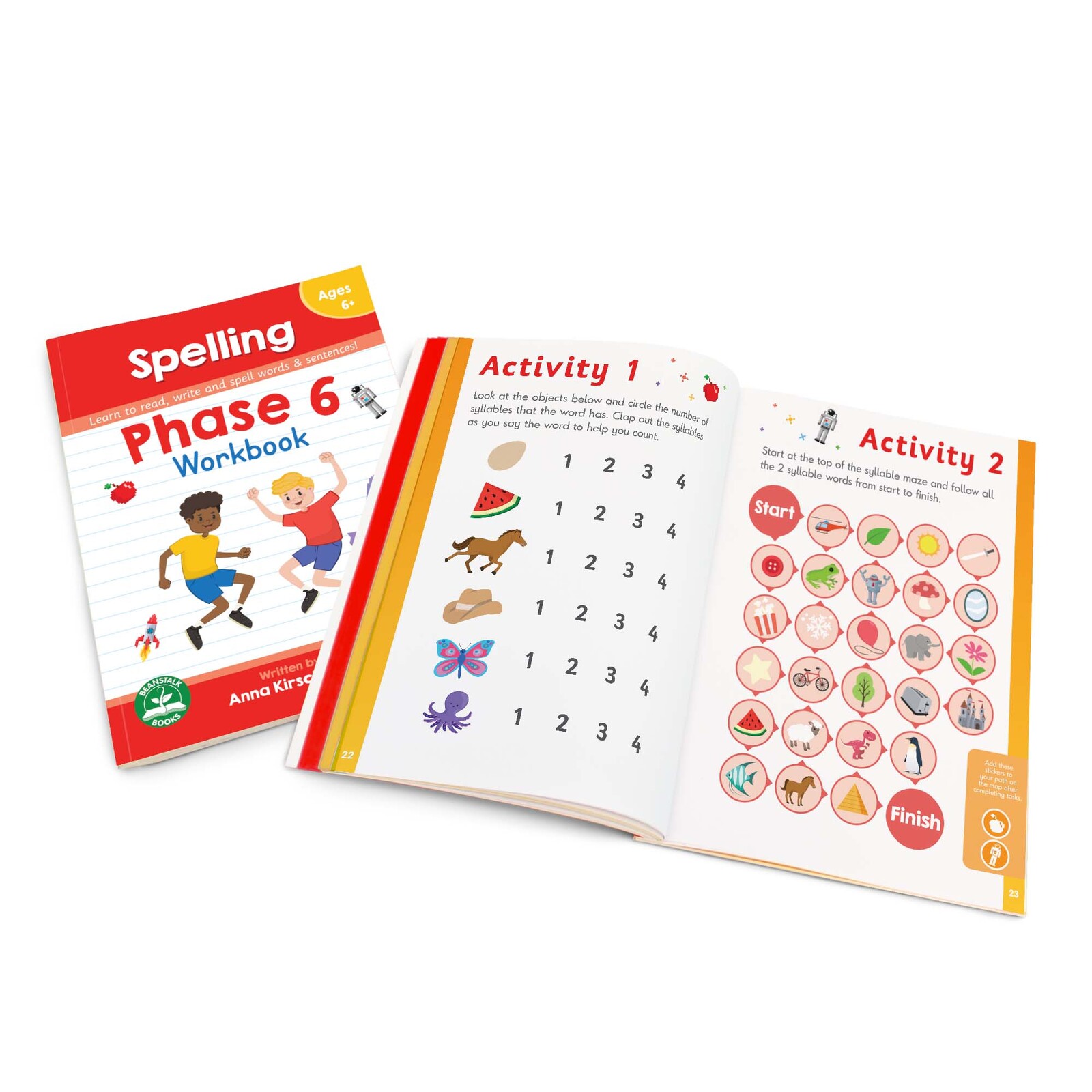 Phase 6 Spelling Workbook - 12 Pack - Beanstalk Books (JL-BB920 ...