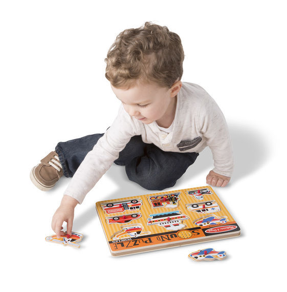 Sound Puzzle - Vehicles - Melissa & Doug (MND725) Educational Resources ...