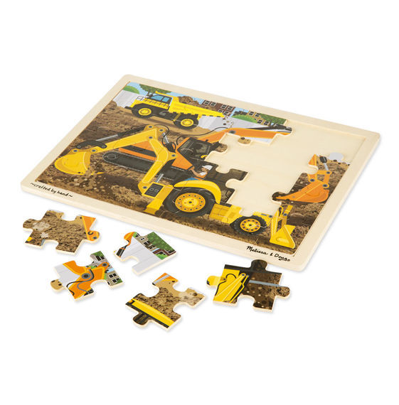 Wooden Jigsaw Puzzle - Diggers at Work - Melissa & Doug (MND9064 ...