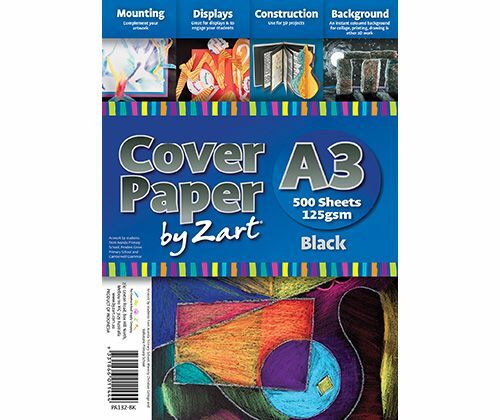 Cover Paper (125gsm) - Black: A3 - The Creative School Supply Company ...