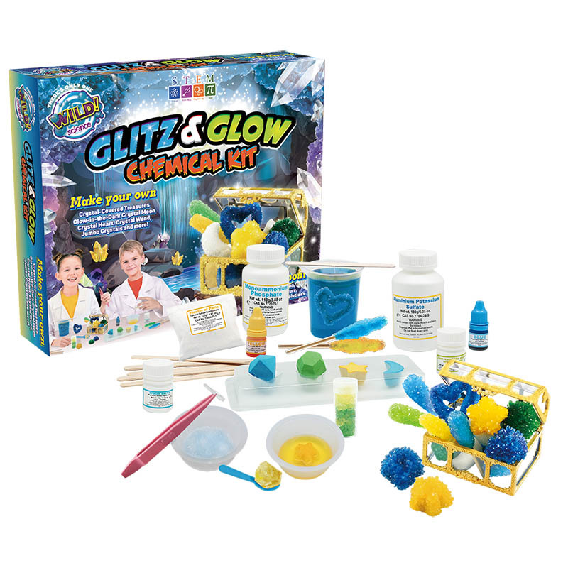 Glitz & Glow Chemical Kit - Wild Science (TTWS95XL) Educational ...