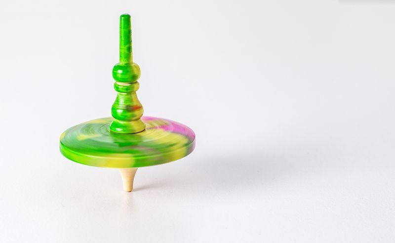 Wooden Spinning Tops - Pack of 10 - The Creative School Supply Company ...