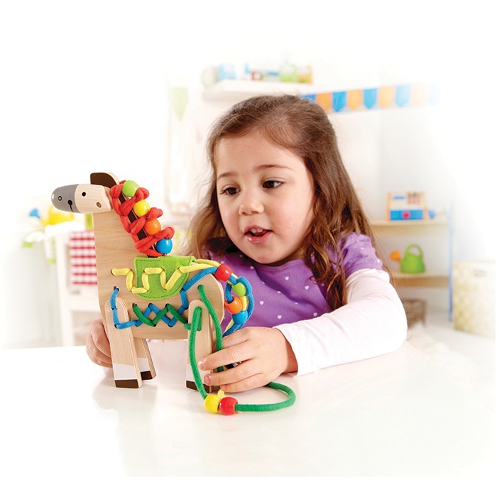 Lacing Pony - Hape (385914) Educational Resources and Supplies ...