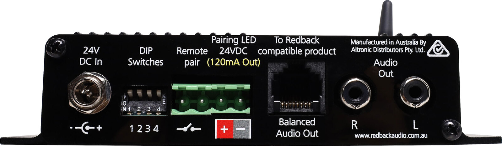 Redback Bluetooth 5.0 Receiver For PA Systems (ALT-A4515) Educational ...