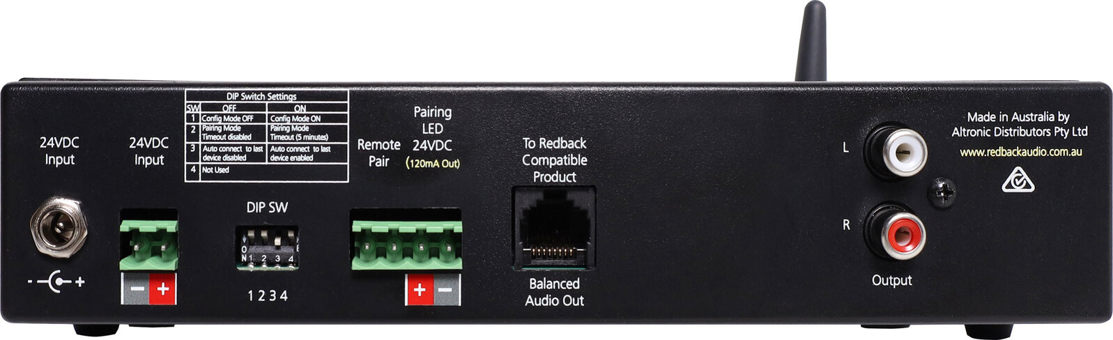 Redback Bluetooth 5.0 Receiver For PA Systems (Half Rack Box) (ALT ...