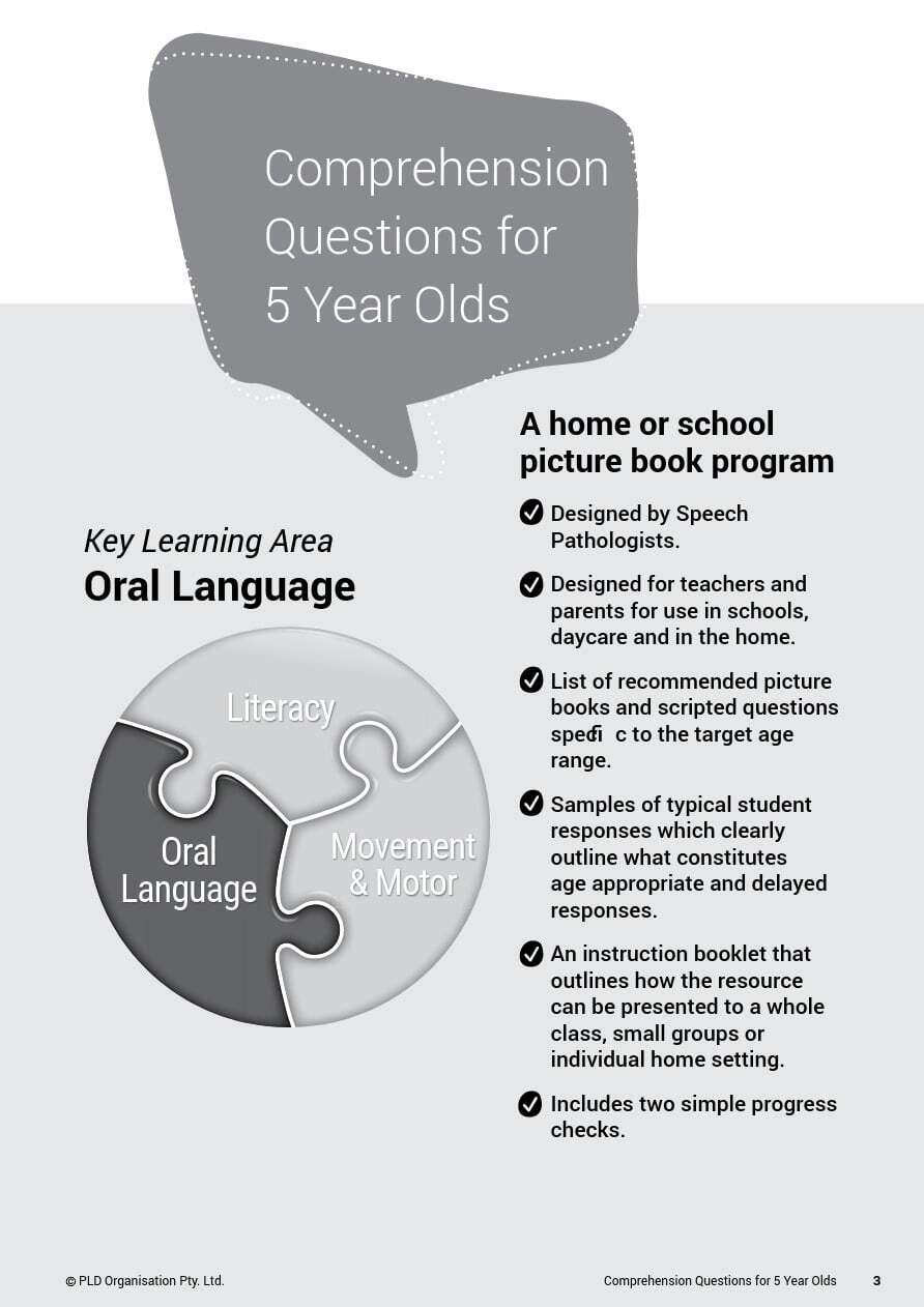 Comprehension Questions For 5 Year Olds PLD Literacy Educational Comprehension Questions For 5 Year Olds PLD Literacy Educational