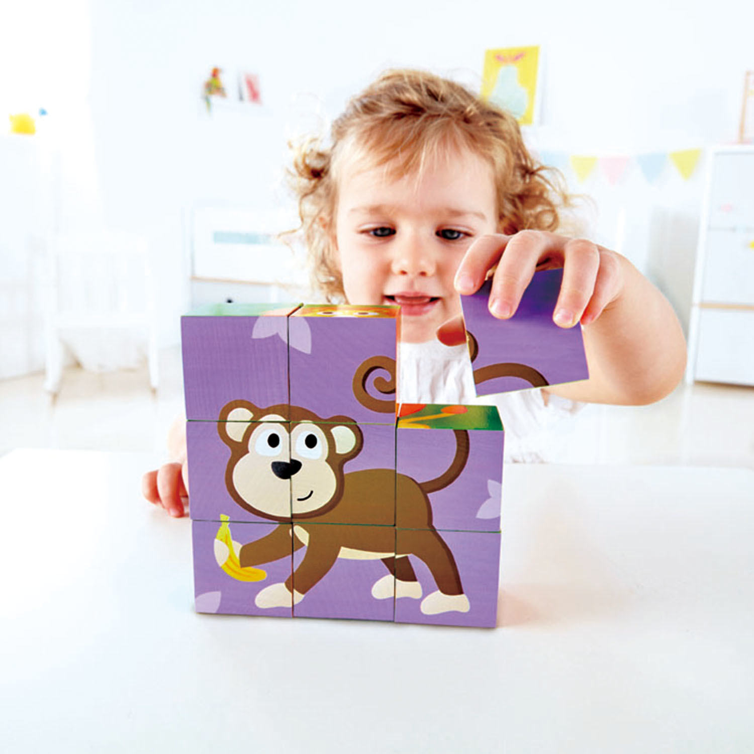Jungle Animal Block Puzzle - Hape (504111) Educational Resources and ...