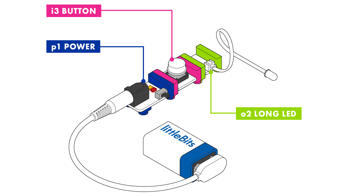 littleBits - Output Bits: Long LED (LB-650-0032) Educational Resources and Supplies - Teacher ...