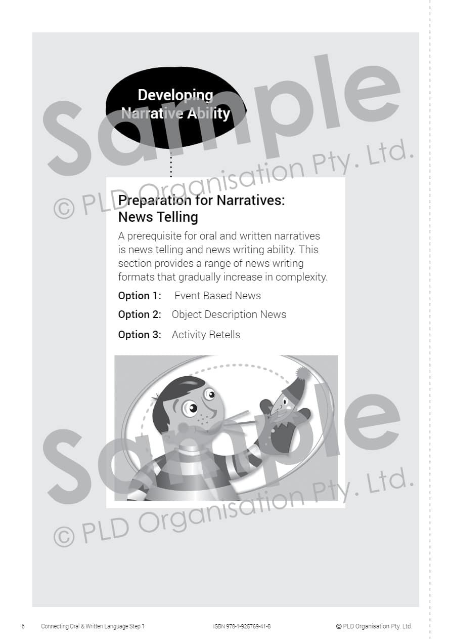 Connecting Oral and Written Language - Step 1 - PLD Literacy (PLD-Mn68 ...