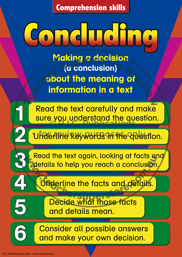 Comprehension Skills