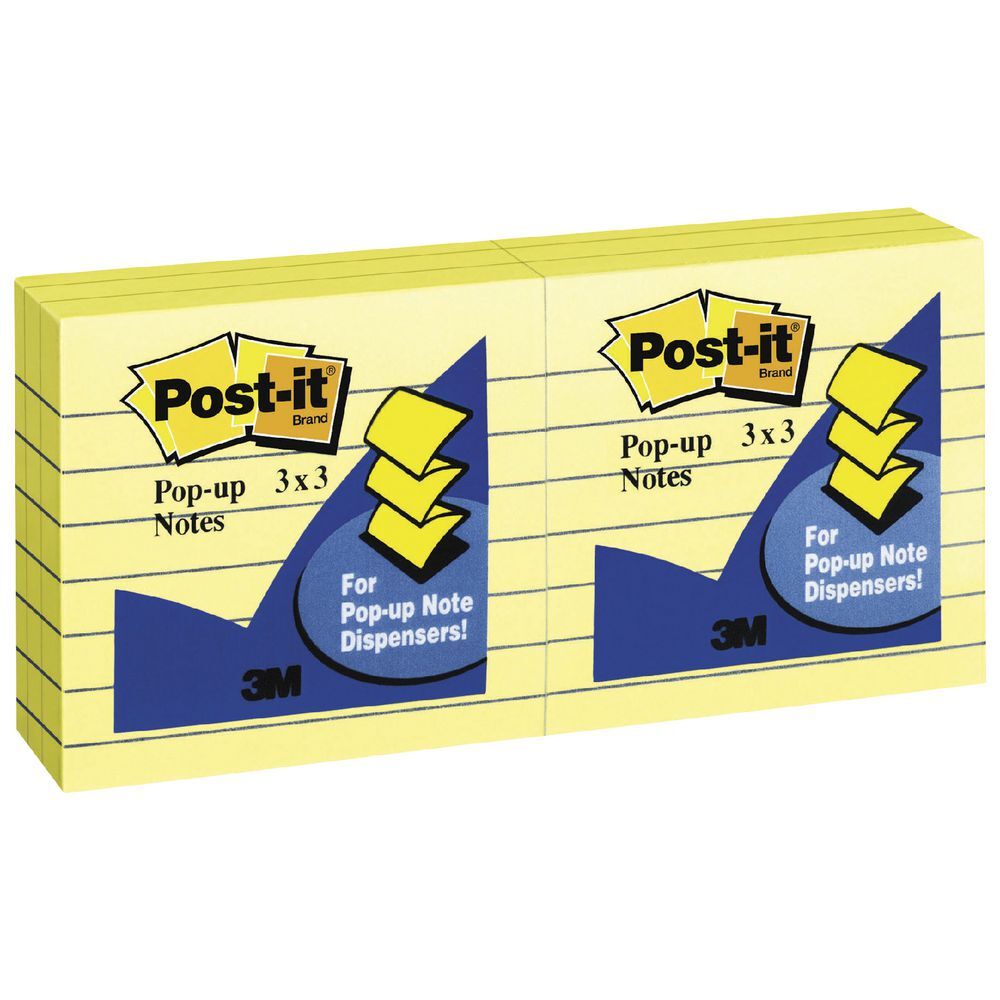 Post-It Pop-Up Notes: 76 x 76mm (6 Pack) - Post-it (021200434839 ...