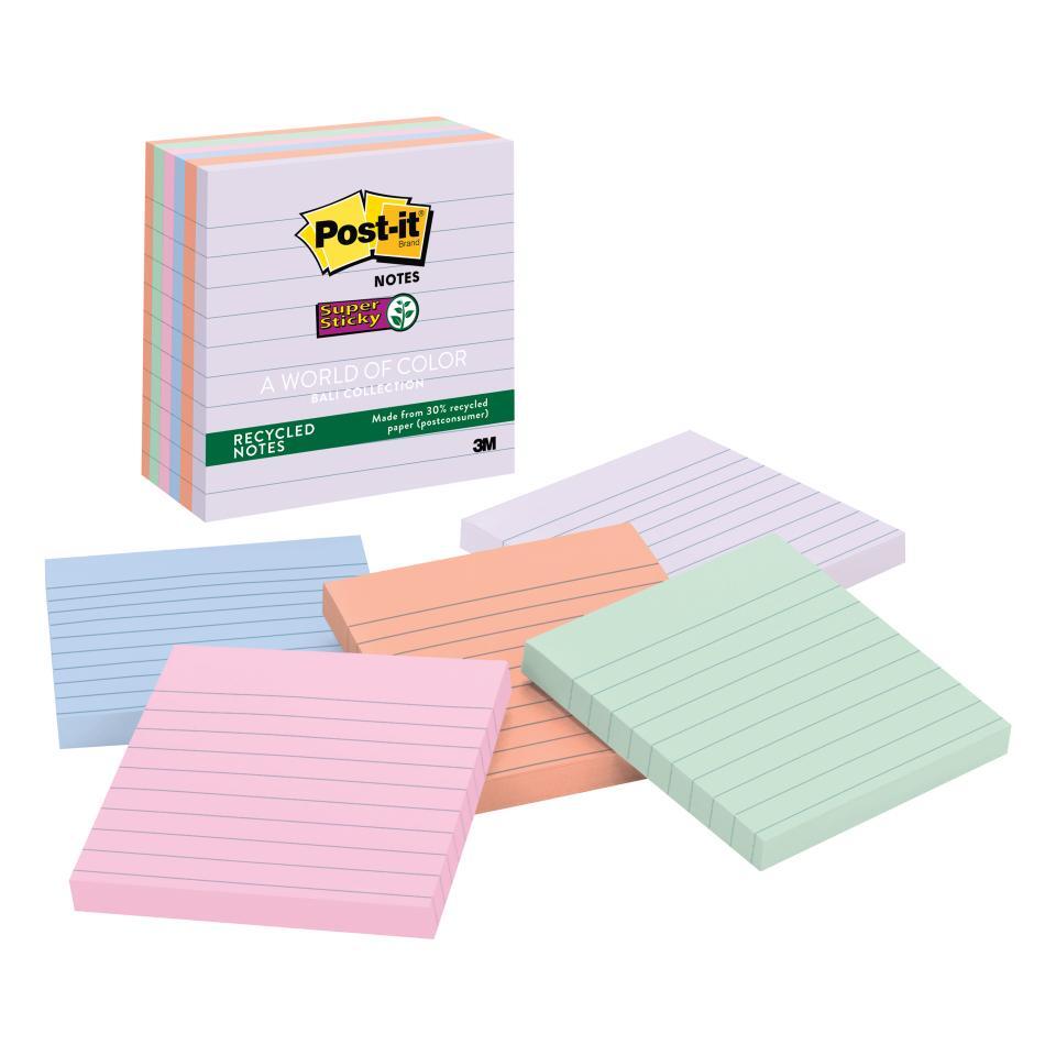 Post-It Notes: Bali Collection - 101mm x 101mm 90 Sheets (6 Pack ...