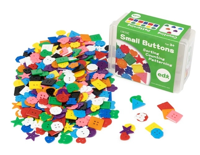 Small Buttons (Assorted) - Set of 400 - Edx Education Educational ...