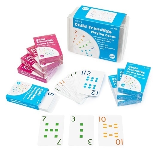 Child Friendly Playing Cards - 8 Deck Set - Edx Education Educational ...