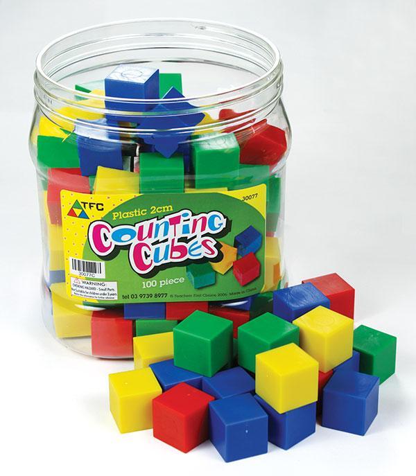 Cubes (2cm) - Counting Plastic - Teachers First Choice (30077 ...