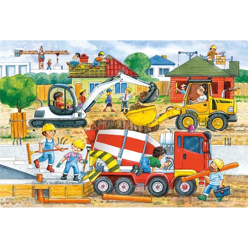 40 Piece Maxi Puzzle - Construction Site - Castorland Educational ...