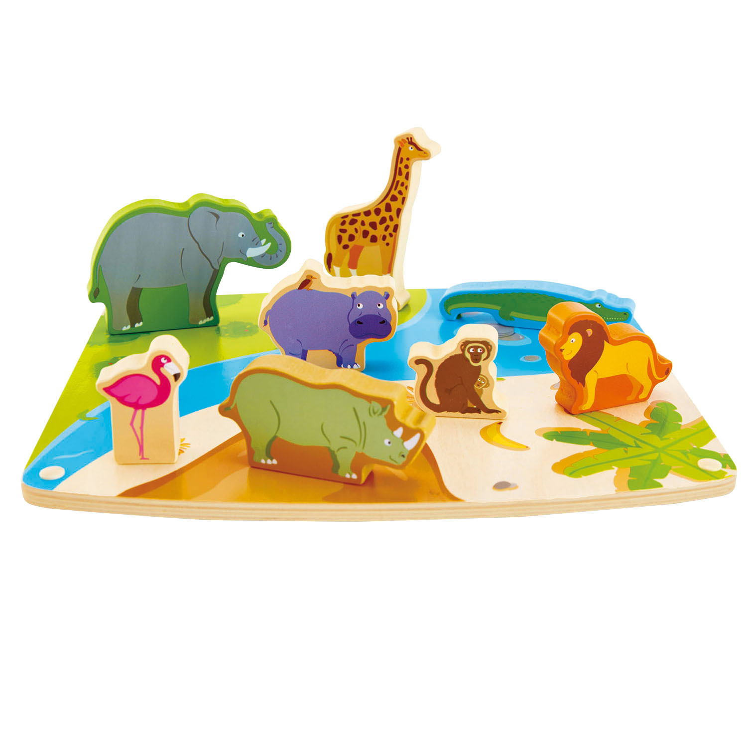Wild Animal Puzzle & Play - Hape (503694) Educational Resources and ...