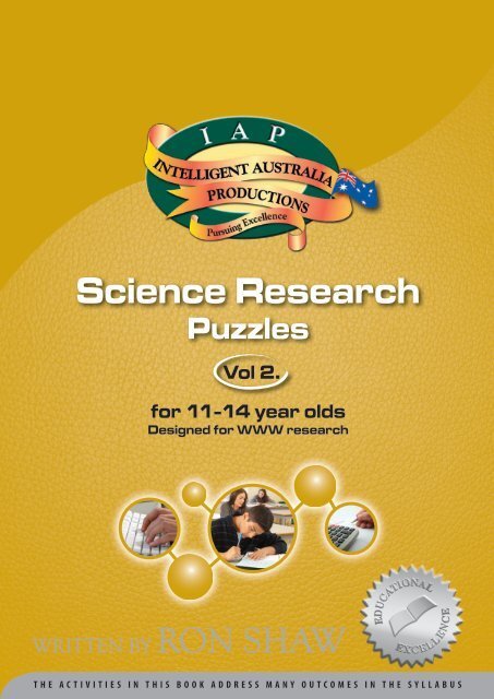 Science Research Puzzles Vol 2 - Teacher Superstore (9780980434187 ...
