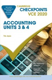Cambridge Checkpoints VCE - Accounting: Units 3&4 (2020) - Cambridge University Press ...