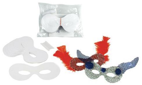 Mask Making Kit Bulk - Pack of 50 - Colorific (CLR-102779) Educational ...