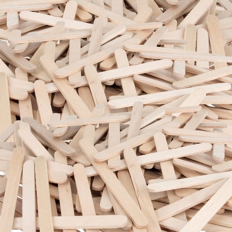 Popsticks - Natural Small (7.5cm): Pack of 200 - The Creative School ...