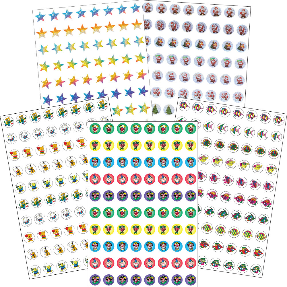 Dynamic Glitz Stickers Mixed Bag - Australian Teaching Aids (DG600 ...