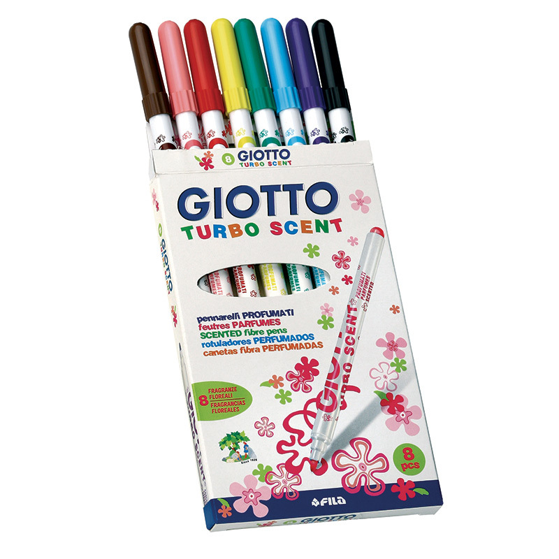 Giotto Scented Turbo Fibre Pens (GTS8) Educational Resources and ...