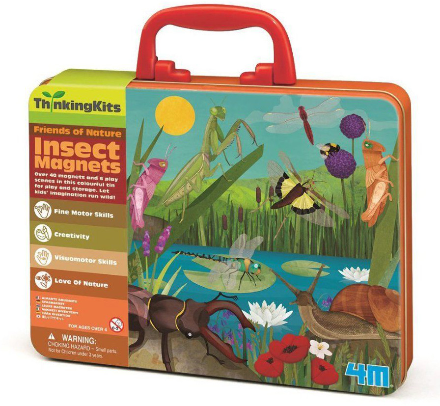 ThinkingKits - Bug Insect Magnets - 4M (JC-FSG4704) Educational ...