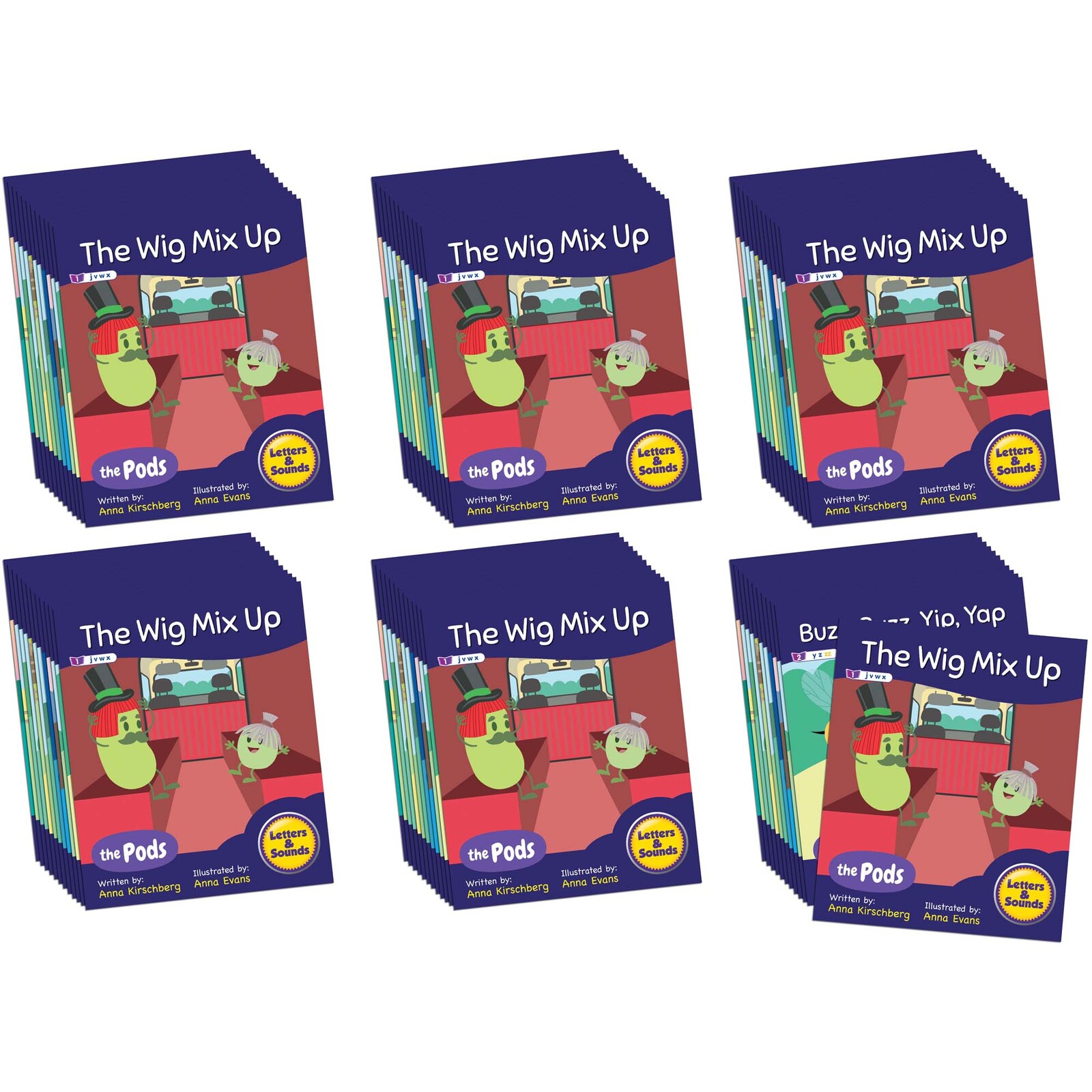 The Pods Phase 3 - 6 Pack - Beanstalk Books (JL-BB938) Educational ...