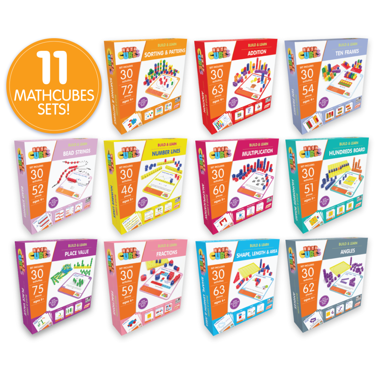 Mathcubes Bundle - Junior Learning (JL-MC116) Educational Resources and Supplies - Teacher ...