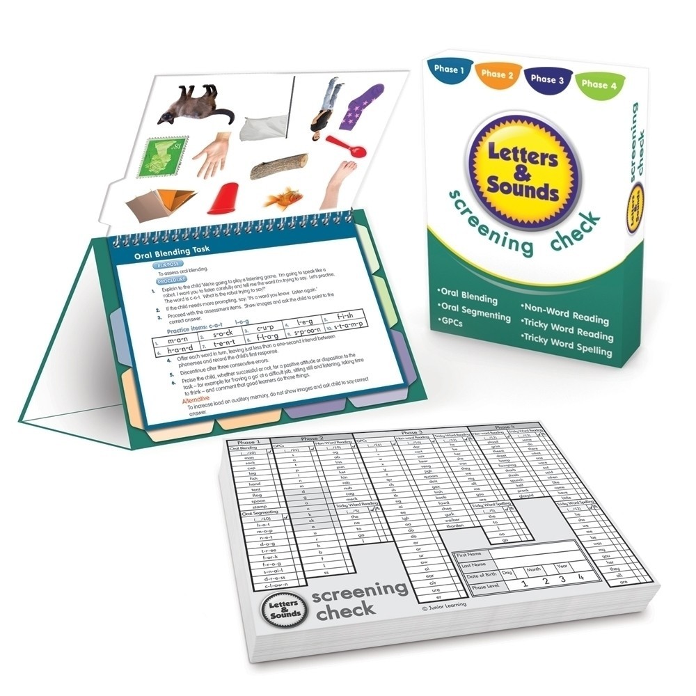 Letters and Sounds - Screening Check - Junior Learning Educational ...