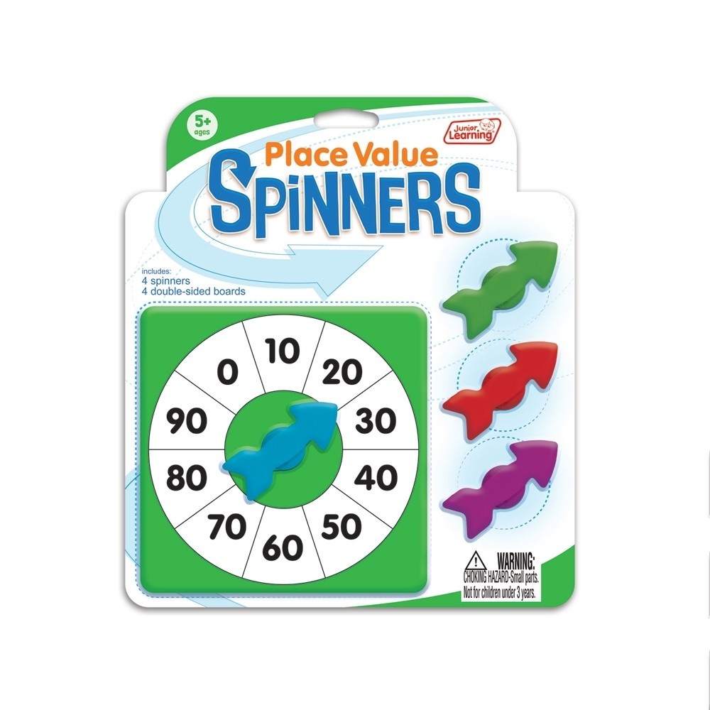 Place Value Spinners - Junior Learning (JL520) Educational Resources ...