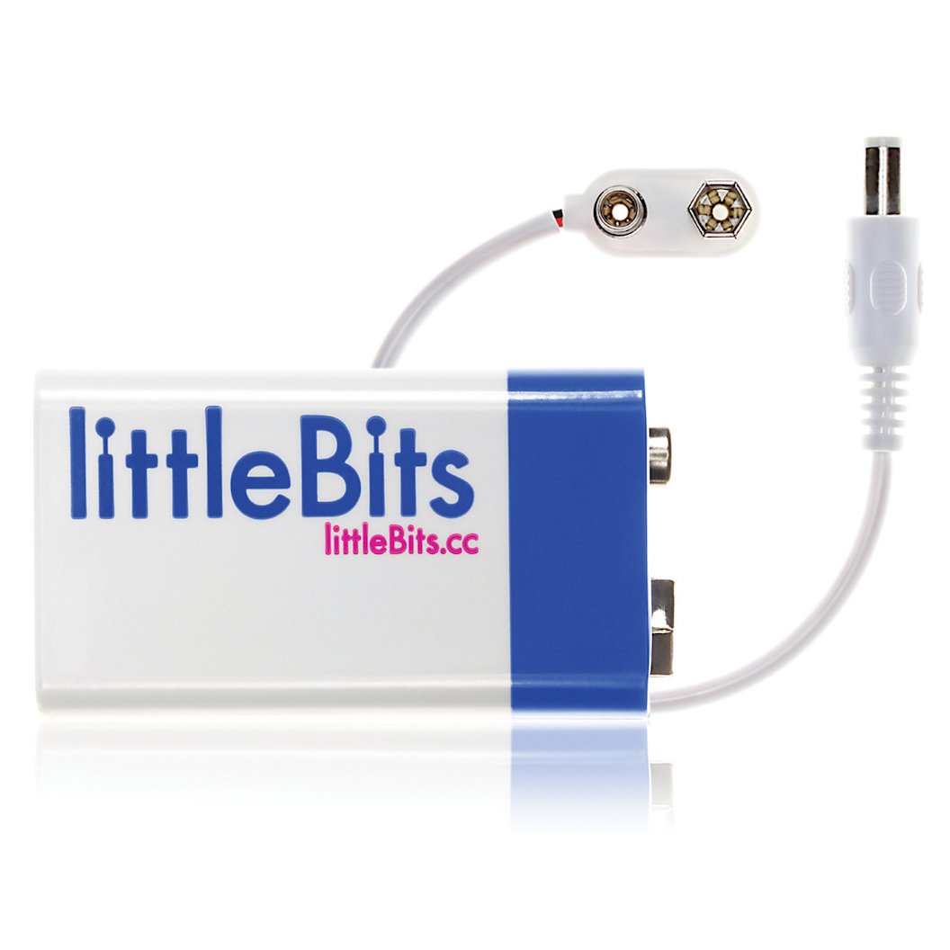 littleBits – Accessories: 9V Battery + Cable (LB-660-0006-0000A) Educational Resources and ...