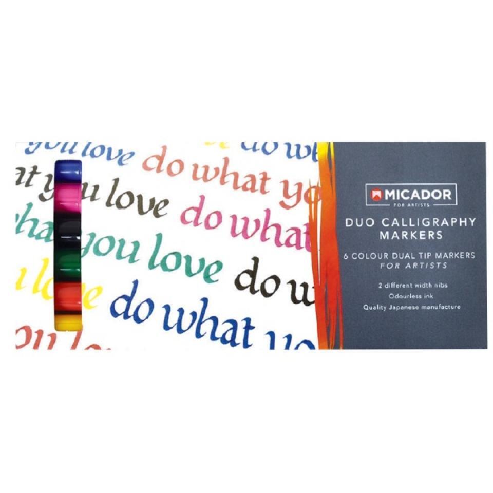 Micador Duo Markers: 6 Bright Colours (MIC-MI35862) Educational ...
