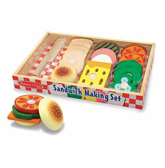 Sandwich Making Set (17 Pieces) - Melissa & Doug (MND513) Educational ...