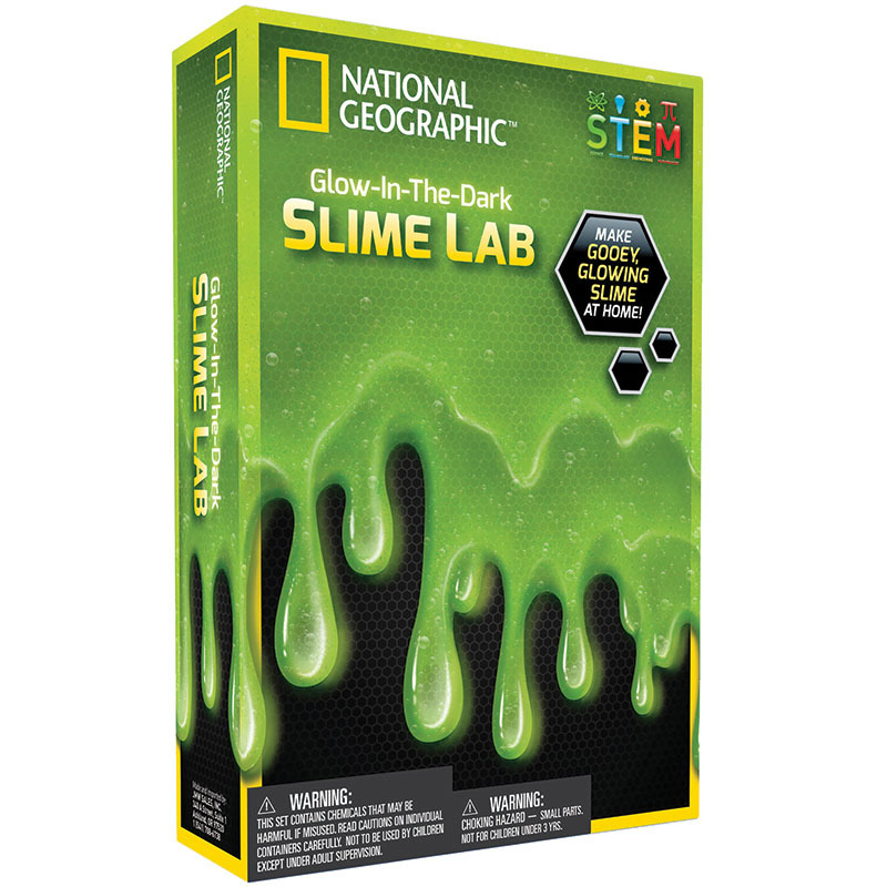 Glow in the Dark Slime Lab - Green - National Geographic Educational ...