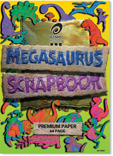 Olympic Megasaurus Scrapbook - 335x240mm: 64 Pages (Pack of 10) (OLY ...