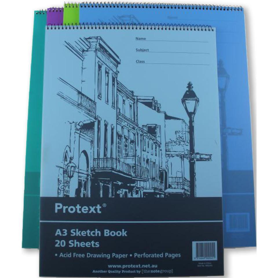 Protext A3 Sketch Book (20 Sheets) (PRO-NB2045) Educational Resources ...