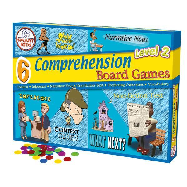 Reading Comprehension Board Games Level 2 6 Games Smart Kids Reading Comprehension Board Games Level 2 6 Games Smart Kids