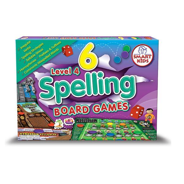 6 Spelling Board Games Level 4 - Smart Kids Educational Resources and ...