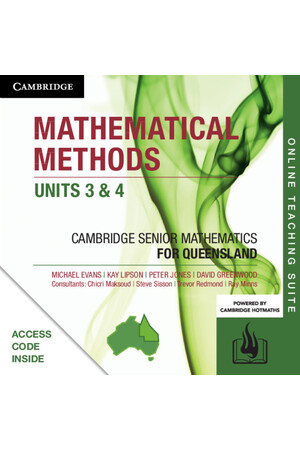 CSM for QLD Mathematics General Units 1&2 1e Print & Interactive - Cambridge University Press ...