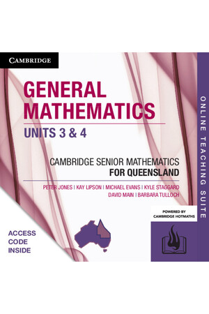 Cambridge Senior Mathematics QLD - Essential Mathematics (Units 3&4): Student Textbook (Print ...
