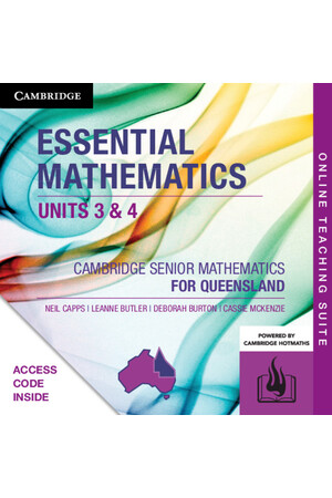 Cambridge Senior Mathematics QLD - Essential Mathematics (Units 3&4): Student Textbook (Print ...