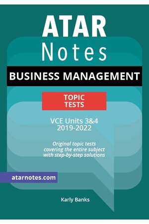 ATAR Notes Topic Tests - Teacher Superstore